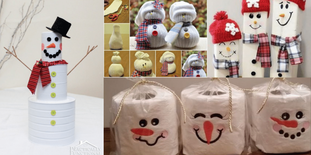 15+ Creative And Fun Snowman Craft
