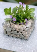 15+ Creative Stone Flower Pot Ideas