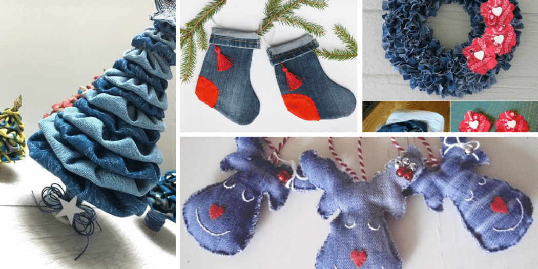 20+ Denim Christmas Decorations