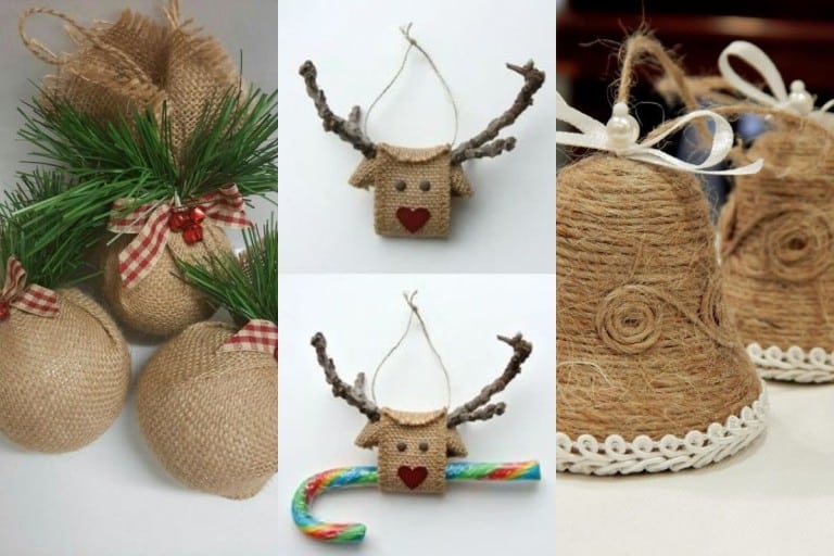 DIY Jute Craft Christmas Decorations Ideas