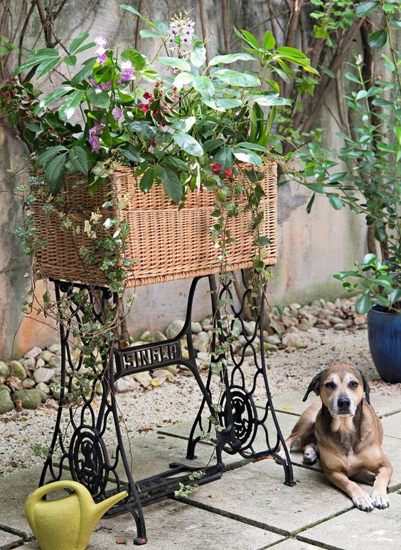 Vintage Sewing Machine Planter Ideas: Upcycling Creativity for Your Garden